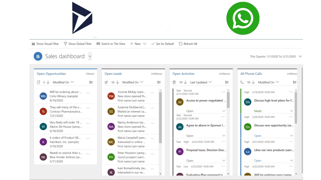 Microsoft Dynamics 365 and WhatsApp integration - TimelinesAI