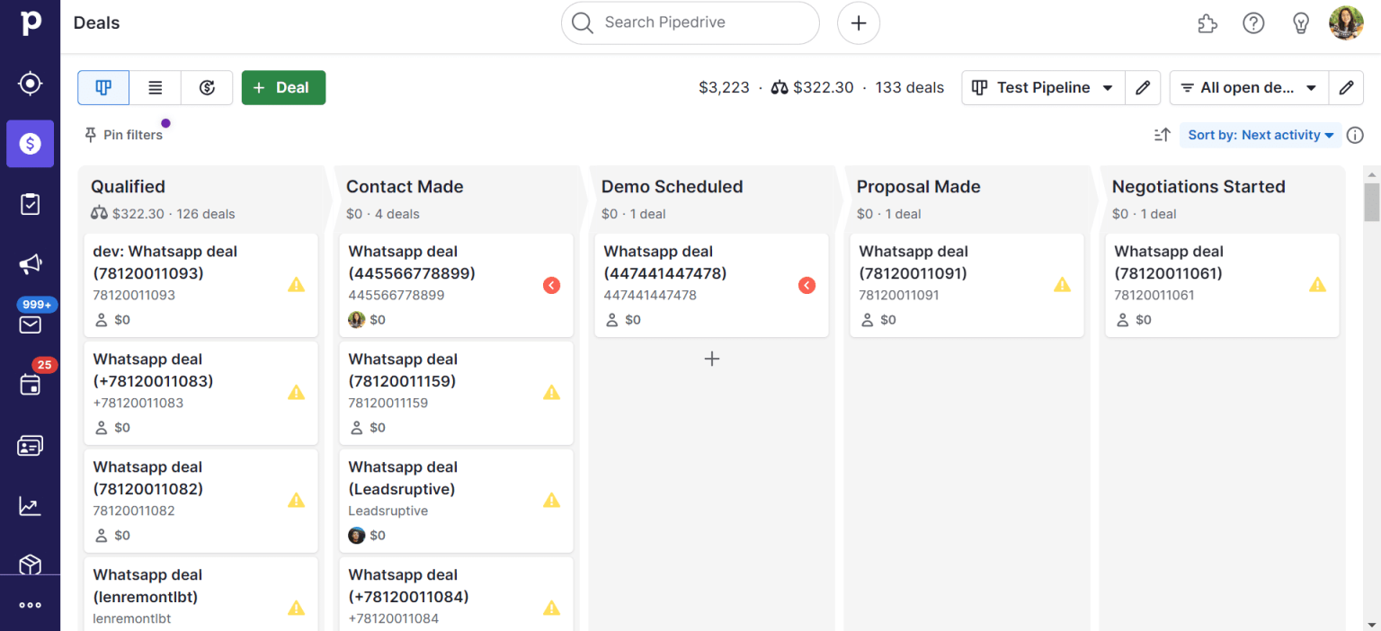 WhatsApp and Pipedrive Integration