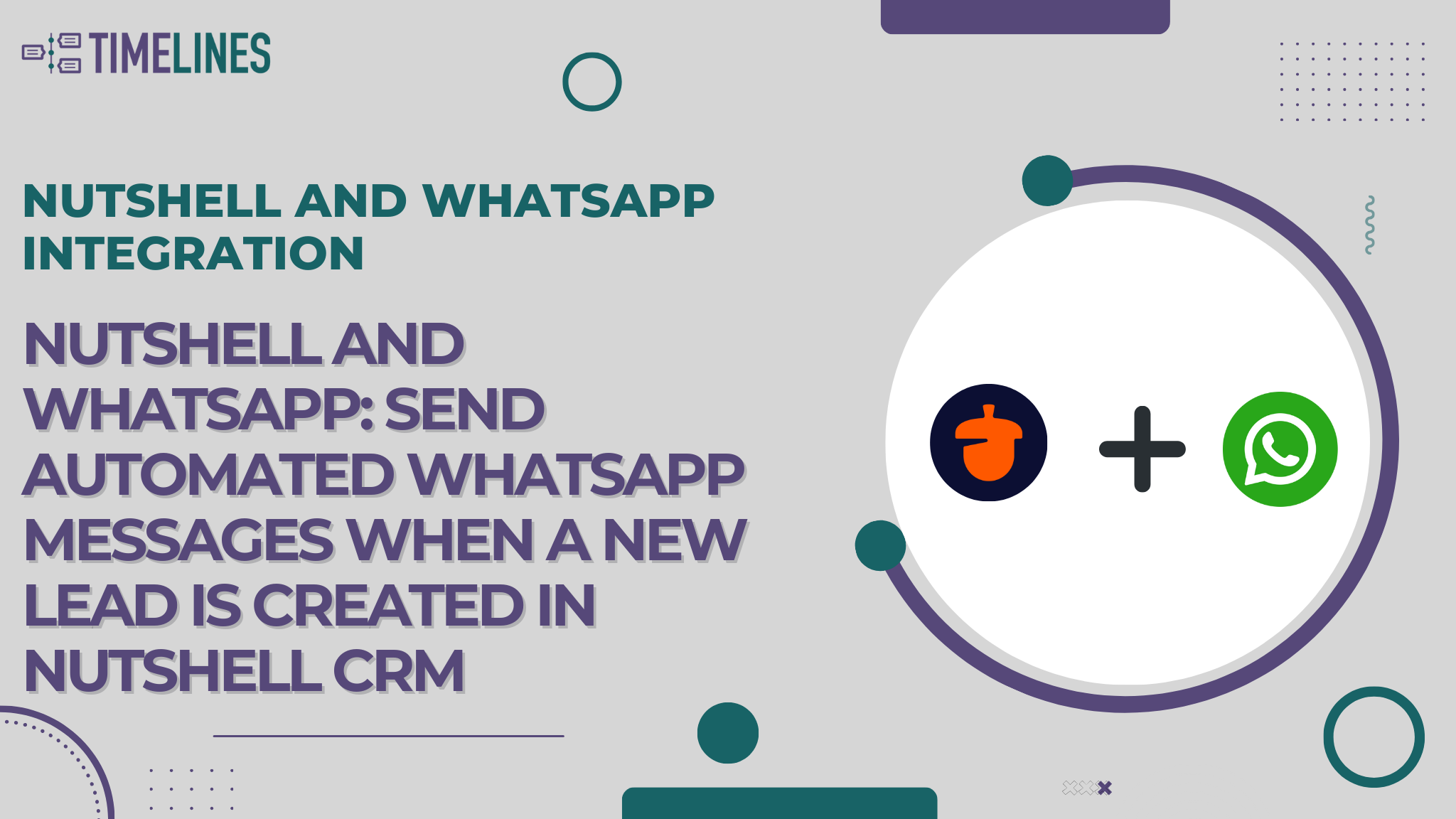 Send automated WhatsApp messages whenever a New Lead is created in your ...