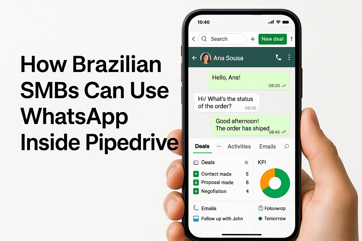 How Brazilian SMBs Can Use WhatsApp Inside Pipedrive - TimelinesAI